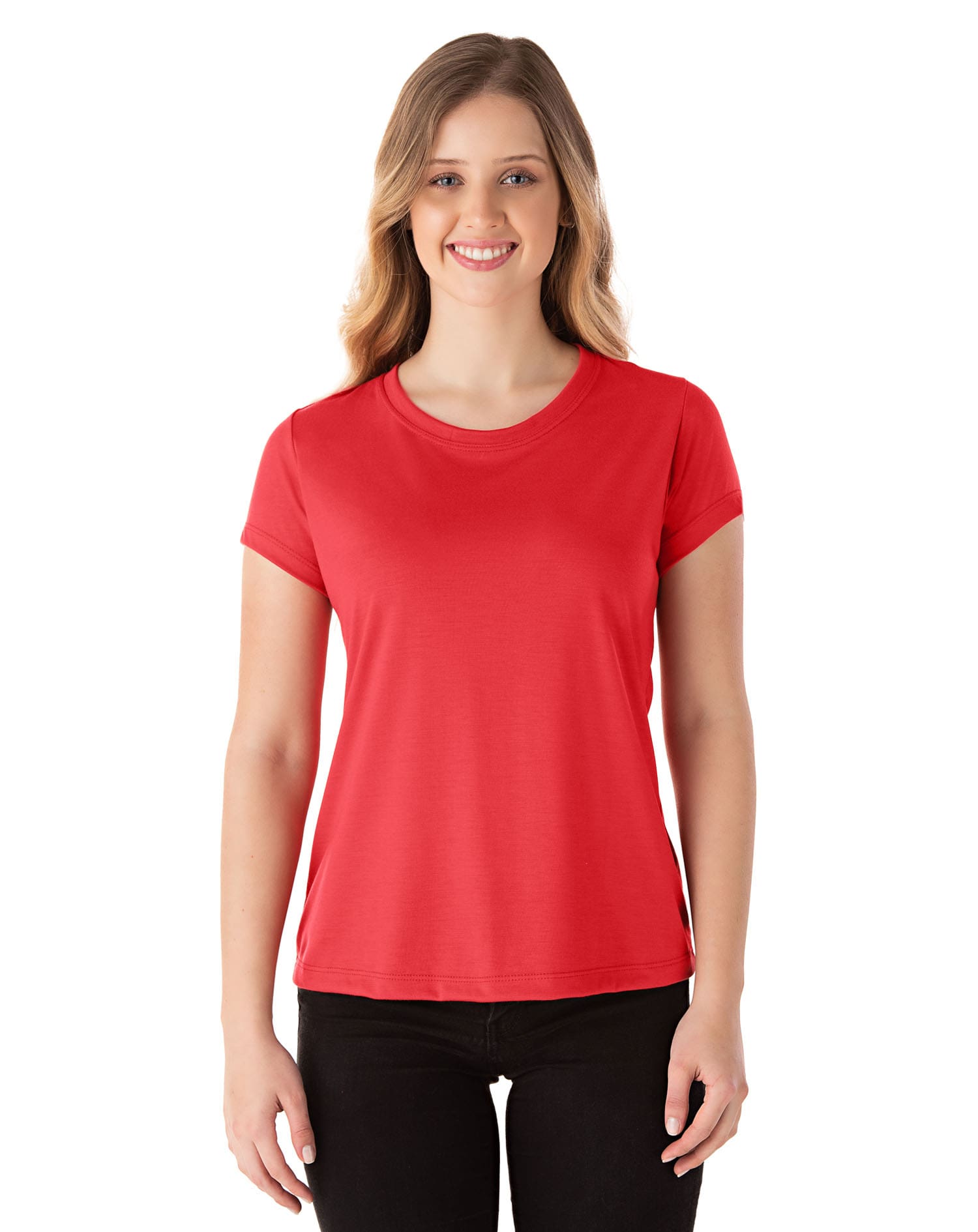 Baby Look PV / Malha Fria Vermelha| Direto de Fábrica - Loja Mirante