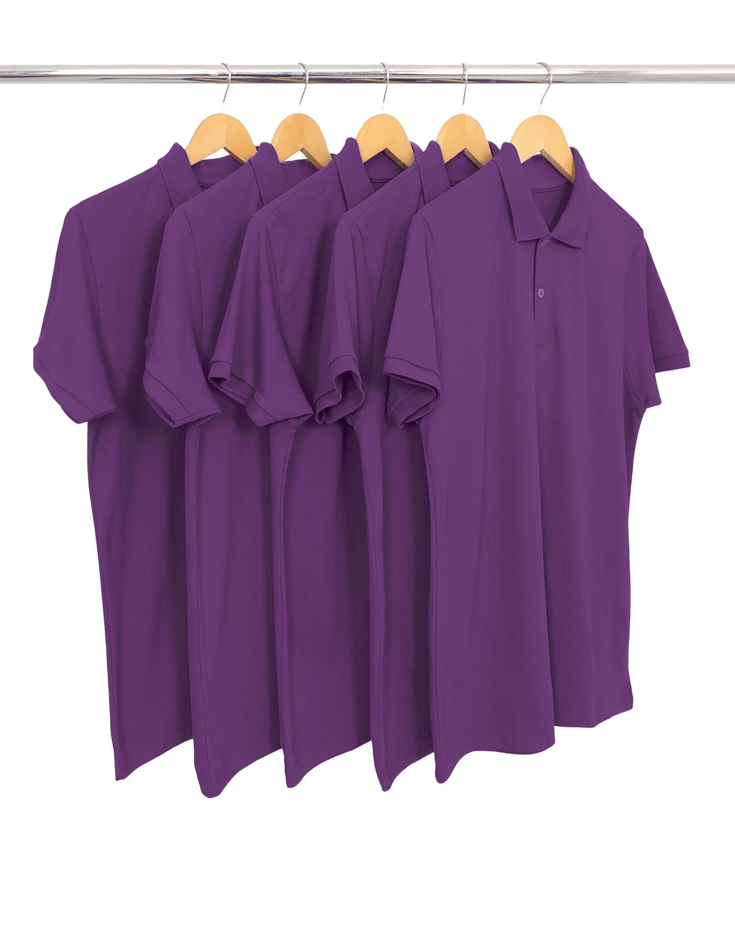 Kit de Camisa Polo P.A. Roxo | Direto de Fábrica - Loja Mirante