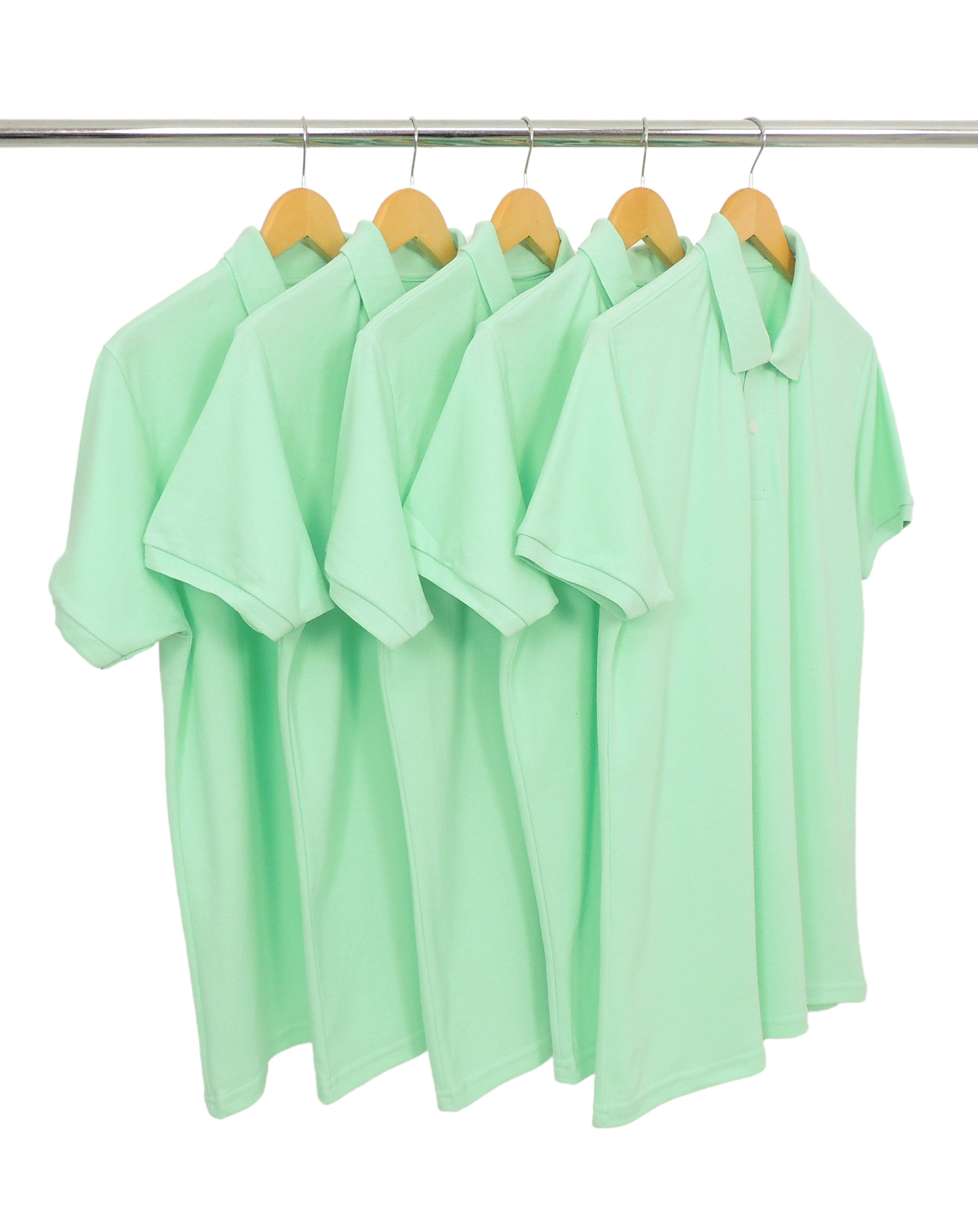 Kit de Camisa Polo P.A. Verde Claro - Loja Mirante